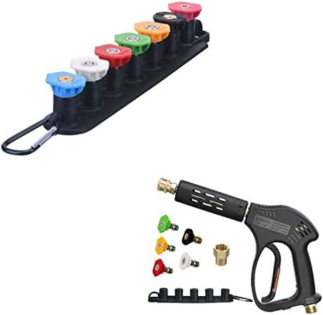 Amazon M Mingle Pressure Washer Tips Set With Nozzle Holder Short High Pressure Washer Gun