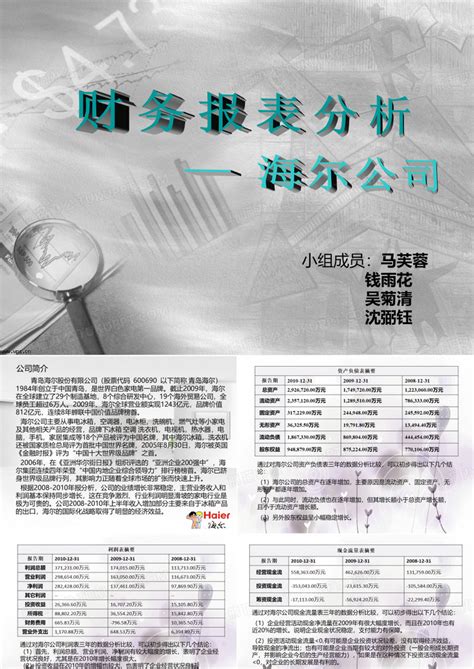 海尔公司ppt模板下载编号qonamdrr熊猫办公