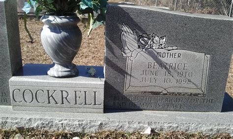 Beatrice Mitchell Cockrell 1910 1998 Homenaje De Find A Grave