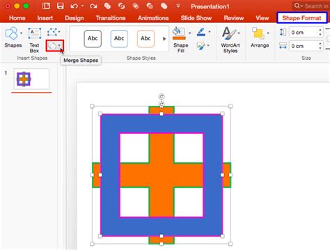 Shape Subtract Command In Powerpoint 2016 For Mac
