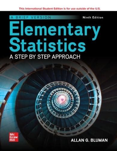 Elementary Statistics A Brief Version Ise Bluman Allan Be Books