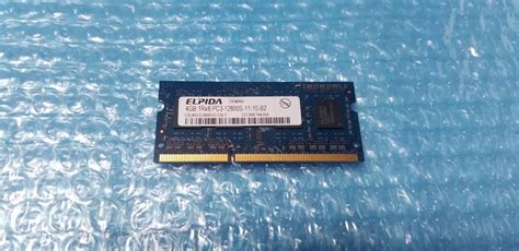 Yahooオークション 即決 Elpida製 Ddr3 4gb Pc3 12800s So Dimm 送