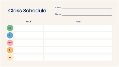 Class Schedule Slide Infographic Template S08112212 Infografolio Class Schedule Slide Infographic Template S08112212 Infografolio