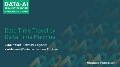 data time travel by delta time machine ppt