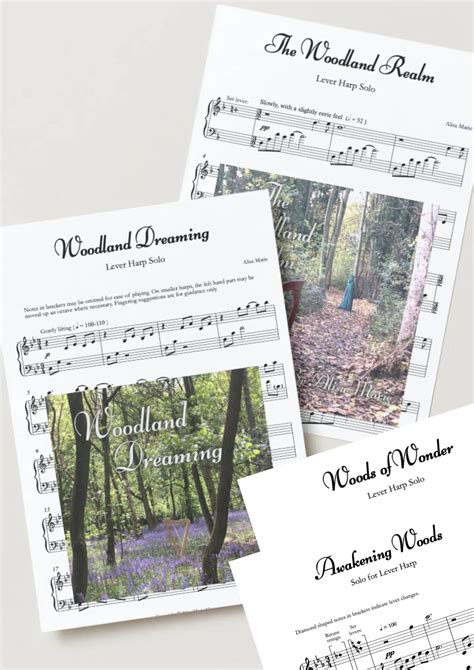 Music Of The Woods Sheet Music Bundle Alisa Marie