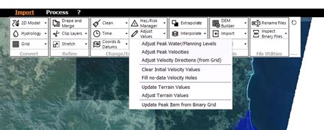 WaterRIDE FLOOD IMPORT Convert 2D Model TUFLOW TUFLOW Flow Direction Grid