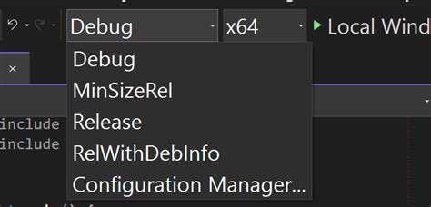 cmake build configurations debug release and generator expressions