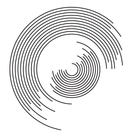 Download Circular Black Lines Art Shape Svg Freepngimg