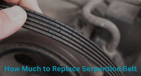 How Much To Replace Serpentine Belt A Comprehensive Guide To Costs In 2025 And More