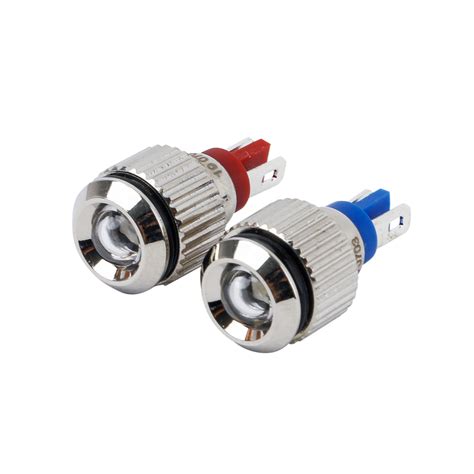 8mm anti vandal light indicator metal led idec push button indicator