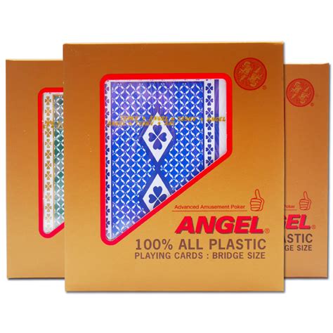 小天使扑克牌angel桥牌日本原装进口pvc全塑料防水防折梭哈牌批发彤乐运动专营店