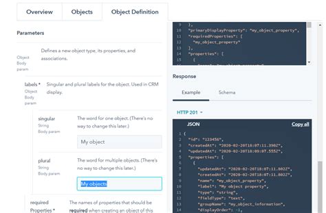 how to create a custom object in hubspot without code
