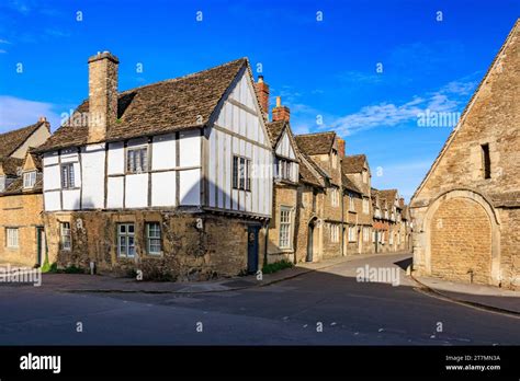 The Traditional Stone And Half Timbered Houses In The High Street Are A