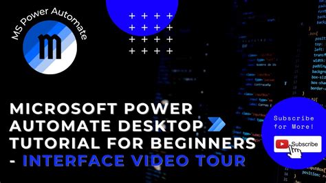 Microsoft Power Automate Desktop Tutorial For Beginners Interface