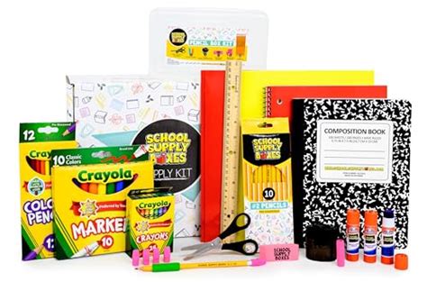 Back To School Supply Box Grades K 5 School Supply Kit Back To School