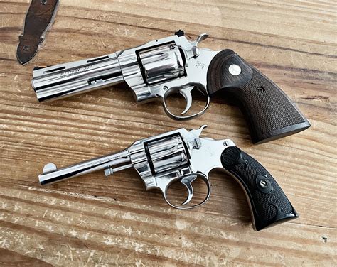 New Colt Python Vs Colt Police Positive 85 Years Later R Revolvers