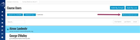 Select And Remove Users Aquifer