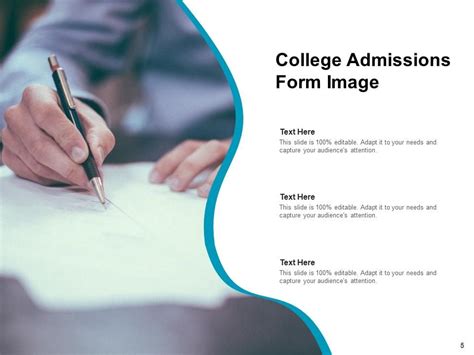 University Enrollment College Admissions Pencils Image Ppt Powerpoint