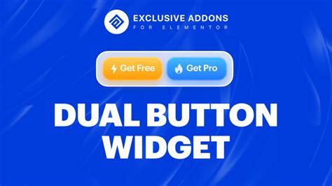 How To Add Two Button Side By Side In Elementor Exclusive Addons