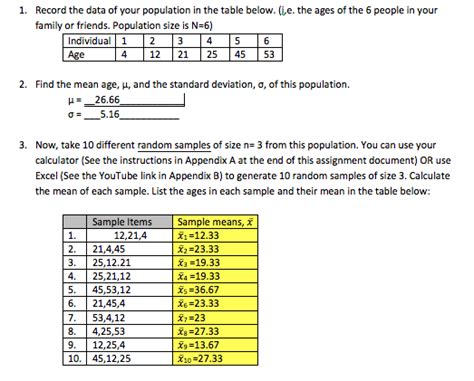 Solved Generating A Sampling Distribution Of