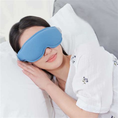 Tokuyo Eyesleep 石墨烯振動溫熱舒眠眼罩可拆洗眼部按摩 Ts 077 湖水藍 Tu 禮尚網