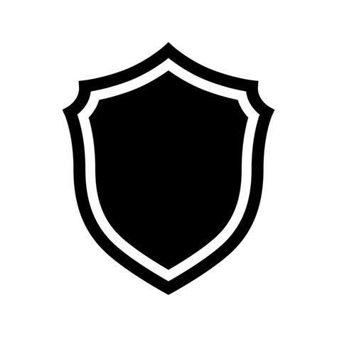 Shield Icon Vector Defence Illustration Sign Armor Symbol Protection Logo Security Mark