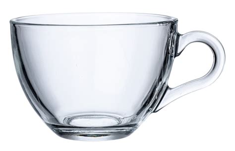 Premium Photo Glass Cup For Tea Isolated