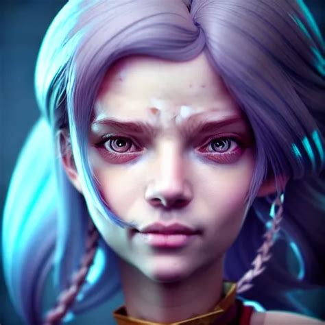 Portrait Painting Of Zoe From League Of Legends Ultra Stable