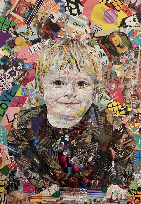 Portrait Collage By Roman Potapov Collage Niños