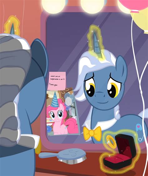 Pinkie Pie And Pokey Pierce Voor Het Huis