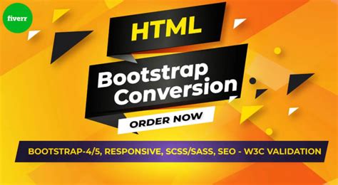Figma To Html Css Using Boostrap For Responsive Website Design By