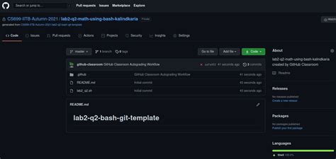 Introduction To Github Classroom Cs699 Autumn 2021