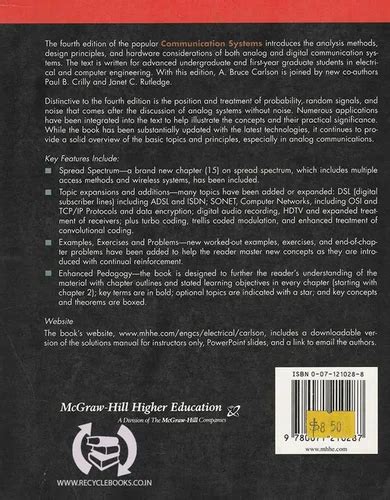 Communication Systems Book At Best Price In Nagpur By Recycle Books ID
