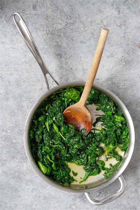 Healthy Creamed Spinach Delish Knowledge