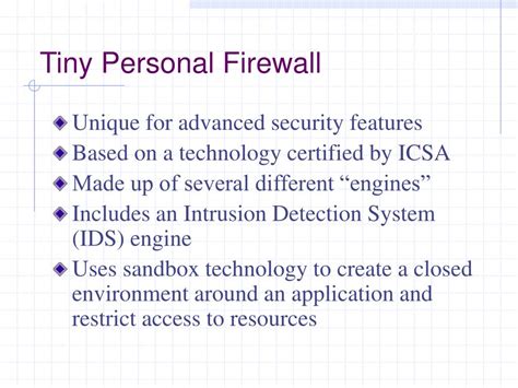 Ppt Building Your Own Firewall Powerpoint Presentation Free Download