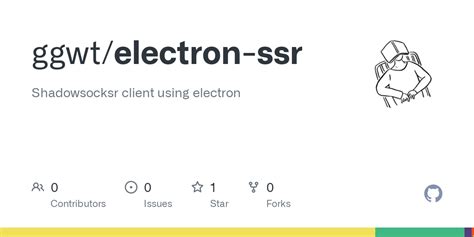 Github Ggwt Electron Ssr Shadowsocksr Client Using Electron