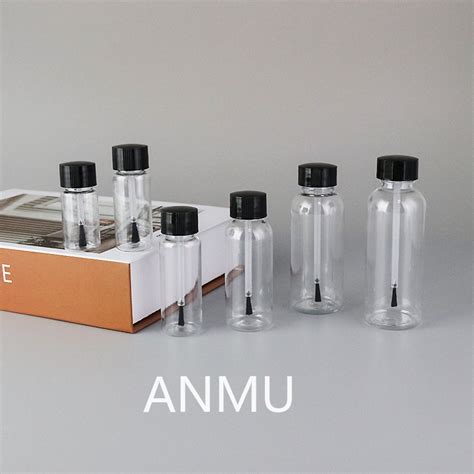 Plastic Nail Polish Bottles Empty Cosmetic Containers Clear Liquid