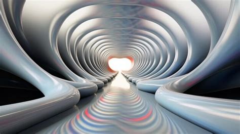 Premium Photo Surreal Abstract Background With Distorted Perspectives