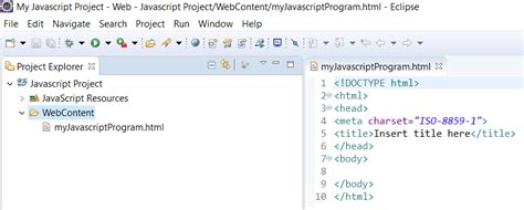How To Add Javascript Eclipse