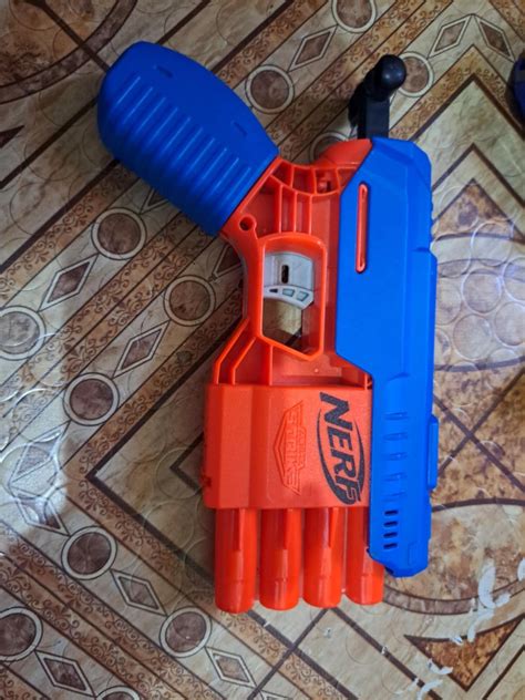 Nerf Alpha Strike Claw Qs 4 Blaster 4 Official Nerf Elite Preloved Nerf