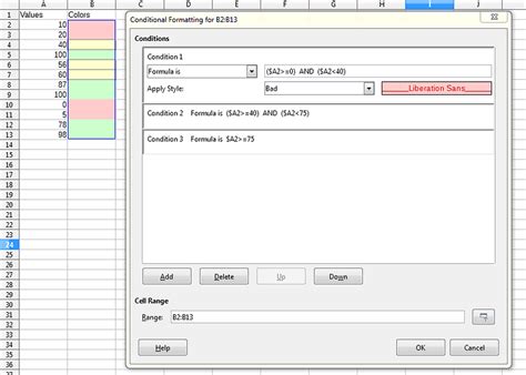 Highlight Cell Depending On Values Of Adjacent Cells English Ask LibreOffice