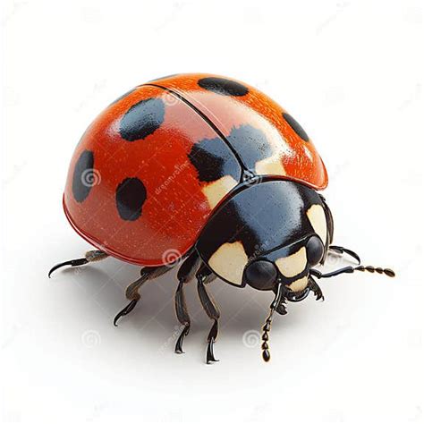 Ladybug Insect Macro Red Black Spots Nature Wildlife Ai Generated