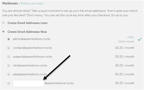 how to create your own personalized domain email address