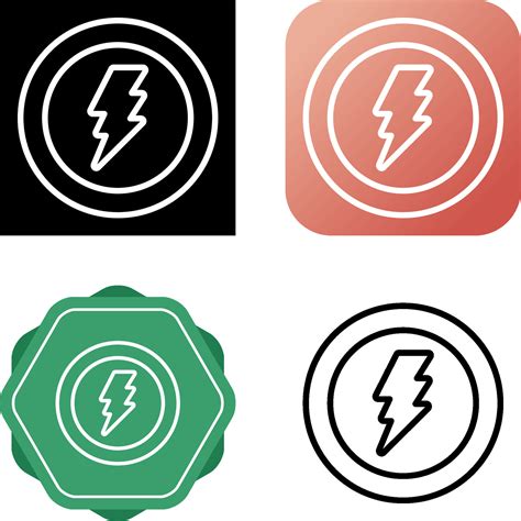 Icono De Vector De Rayo 40651941 Vector En Vecteezy