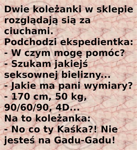 Dowcip Dwie koleżanki w sklepie rozglądają sią za ciuchami Kaskada
