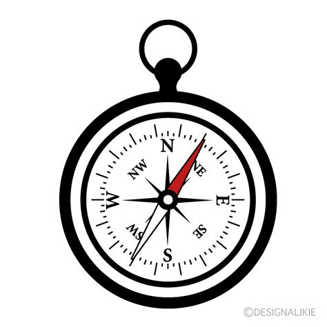 Compass Clipart Black And White