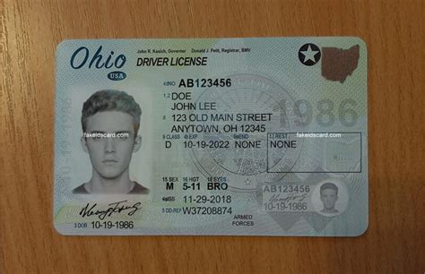 Ohio Scannable Fake Id Front And Back Buy Scannable Fake ID Online
