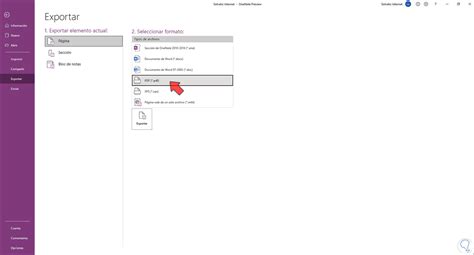 Cómo convertir un archivo de OneNote a PDF Windows 10 o Mac Solvetic