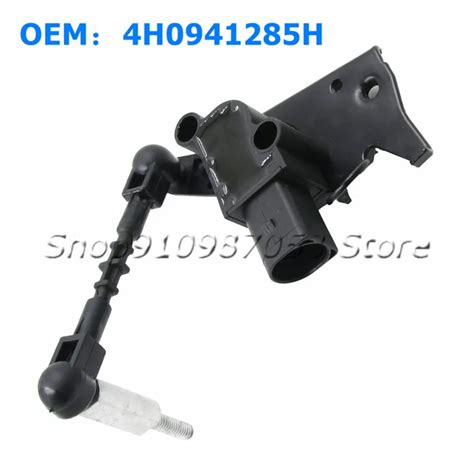 New 4h0941285h Car Front Left Height Leveling Sensor With Bracket For