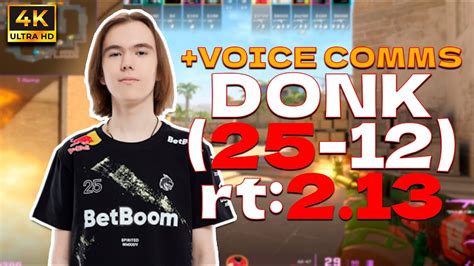 Donk 25 12 Rt 2 13 Soloq Voice Comms L Eu Faceit Ranked Mirage L